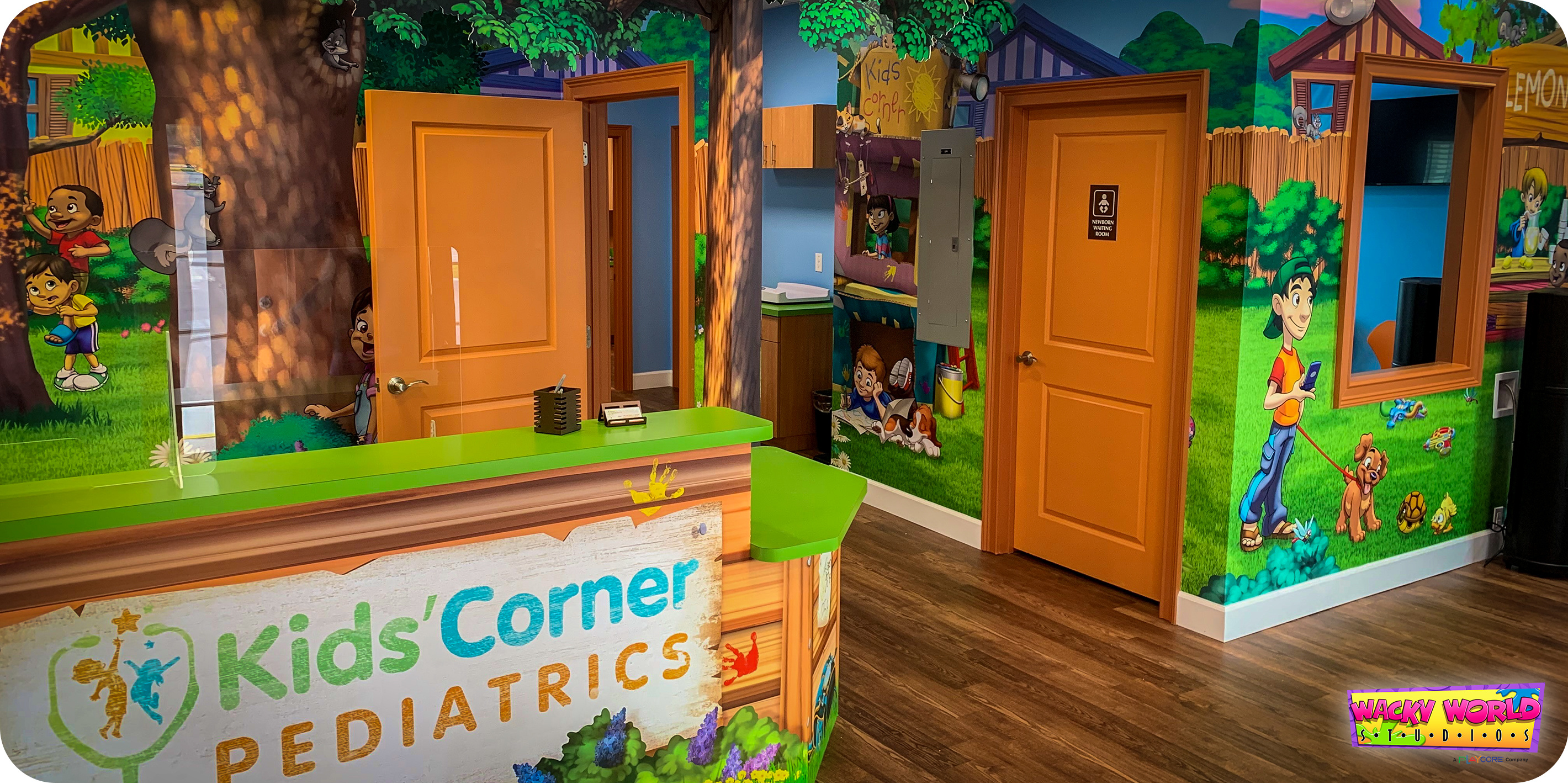 Kids' Corner Pediatrics - Brandon, FL | Wacky World Studios